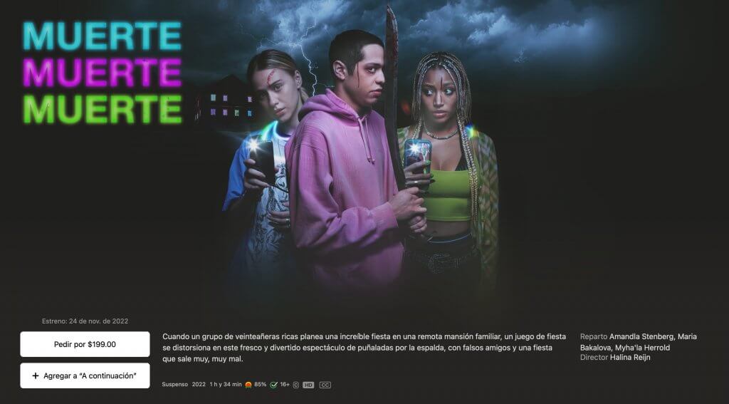 ¿Cuándo estrenará 'Muerte Muerte Muerte' en streaming? | Filmelier News