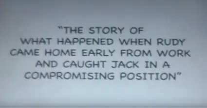 The Story of What Happened When Rudy Came Home Early from Work and ...
