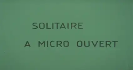 Open Mic Solitaire - Movie 1983 - Dir. Julius Amédé Laou | Filmelier